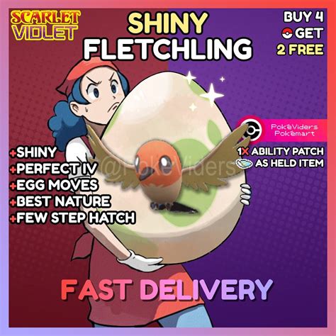 Pokemon Fletchling Shiny
