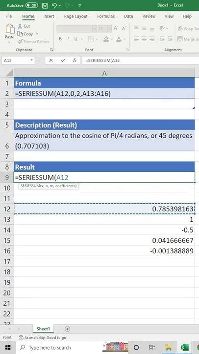 Shorts Seriessum Function Microsoft Excel Tutorial Youtube
