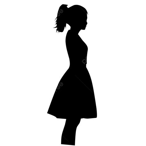 벡터 소녀 실루엣 소녀 실루엣 어린 벡터 소녀 Png 일러스트 및 벡터 에 대한 무료 다운로드 Pngtree