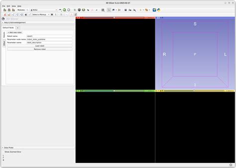 exporting urdf from cad and visualizing on rviz and 3d slicer ros for