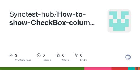 How To Show Checkbox Column In Flutter Datatable Sfdatagrid Gitignore At Main · Synctest Hub
