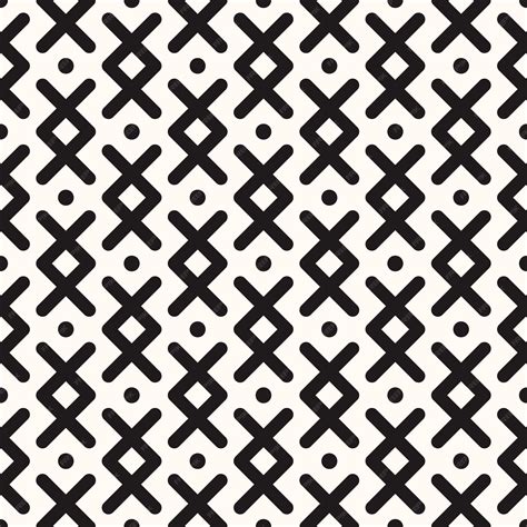 Premium Vector Vector Geometric Abstract Seamless Monochrome Pattern Texture Repeating Background