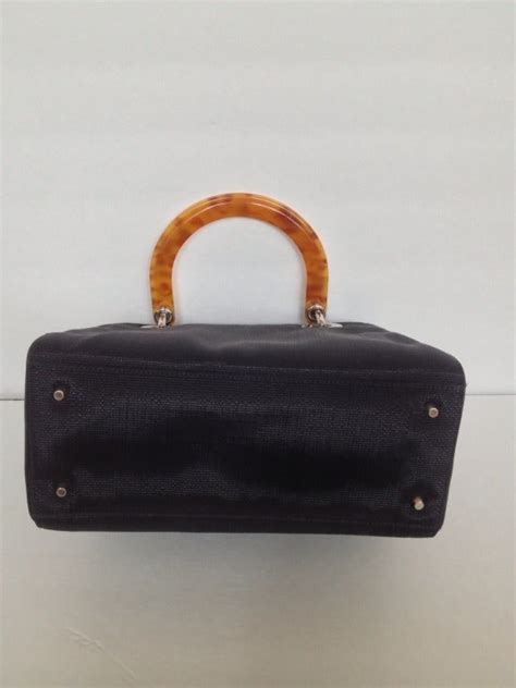 Dior Black Purse With Tortoise Shell Handles At 1stdibs Tortoise Dior Black Purse With Tortoise Shell Handles At 1stdibs Tortoise