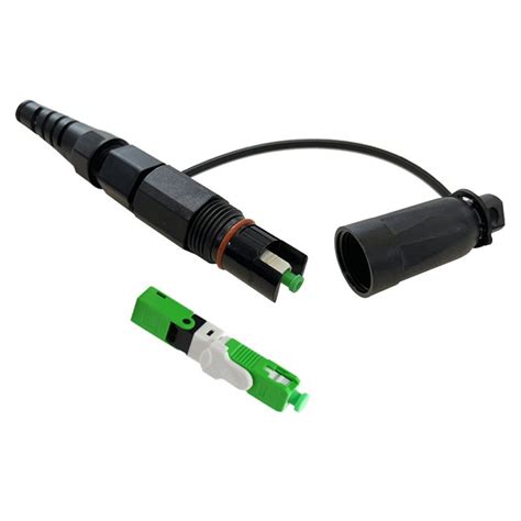 Corning Optitap Sc Apc Waterproof Fast Connector Pre Terminated Reinforced Fiber Optic Connector