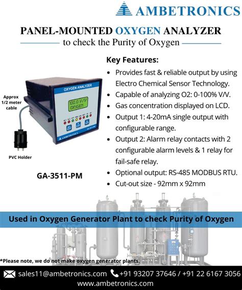 Ambetronics Engineers Pvt Ltd On Linkedin Oxygenanalyzer Oxygenpurity Oxygenconcentrator
