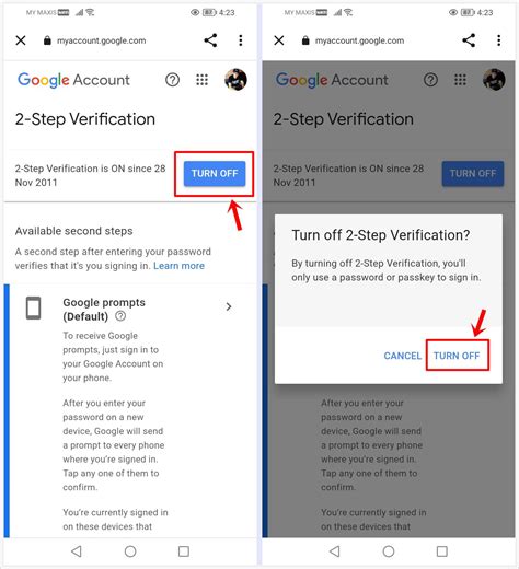 How To Turn Off Gmail 2 Step Verification 2fa Desktop And Mobile