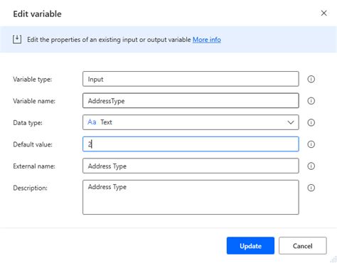Test A Desktop Flow With Default Variable Values Power Automate Microsoft Learn