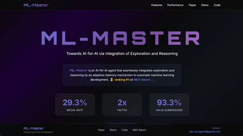 Ml Master 上海交大推出的ai专家agent Sharenet