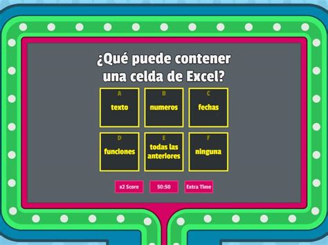 Microsoft Excel Gameshow Quiz