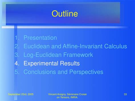 Ppt Diffusion Tensor Processing With Log Euclidean Metrics Powerpoint Presentation Id5908963
