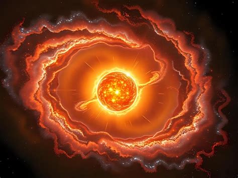 Nuclear Fusion In Stellar Dynamics Premium Ai Generated Image