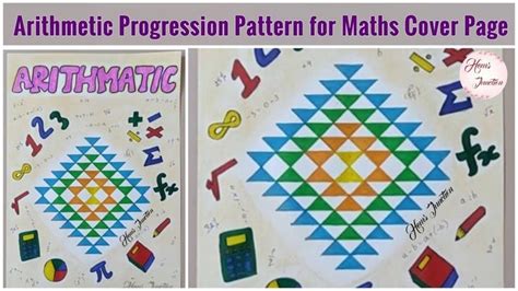 Arithmetic Progression Pattern For Maths Cover Page Arithmetic