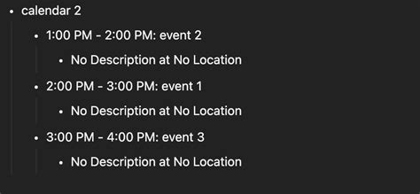 imported events not order by time · issue 11 · sawhney17 logseq calendars plugin · github