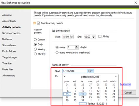 Creating Data Backup Scheduler CodeTwo Backup User S Manual