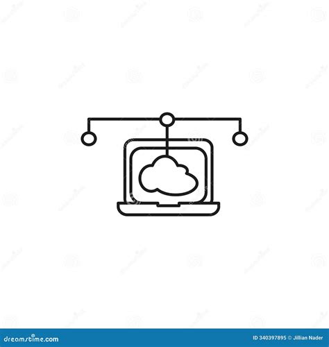 Edge Computing Icon Flat Line Symbol Set Stock Illustration Illustration Of Technology Sign