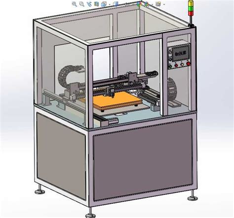 三轴伺服分选送料机3d模型下载 三维模型 Solidworks模型 制造云 产品模型
