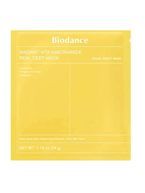 Biodance Radiant Vita Niacinamide Real Deep Mask 1pcs