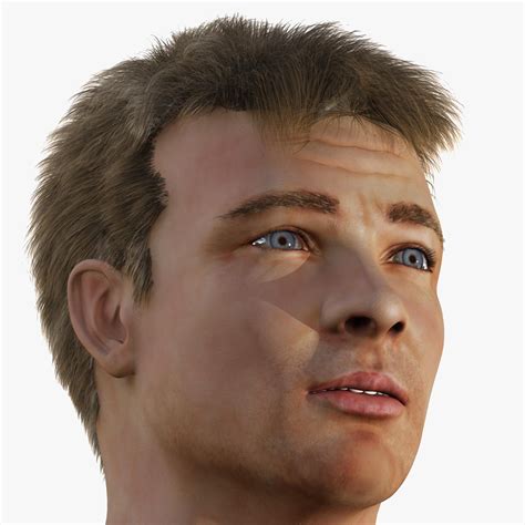 Realistic Human Head With Texture 3d Model 65 Fbx Ma Max Unknown