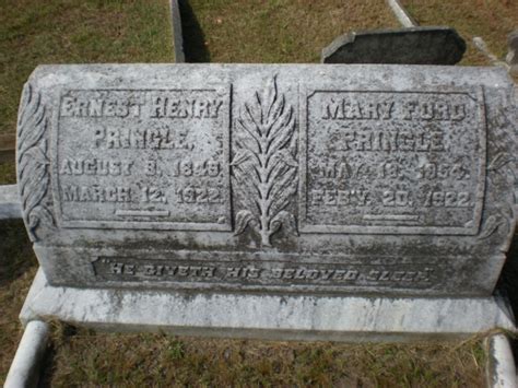 Mary Pringle Pringle 1854 1922 Find A Grave Memorial