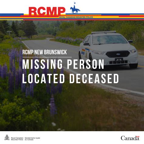 Missing 54 Year Old Woman Located Deceased Royal Canadian Mounted Police