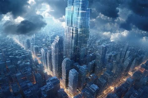 Cloud Computing The Future Of Data Storage And Processing Stock Image