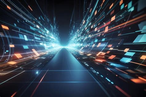 Premium Ai Image Digital Technology Background