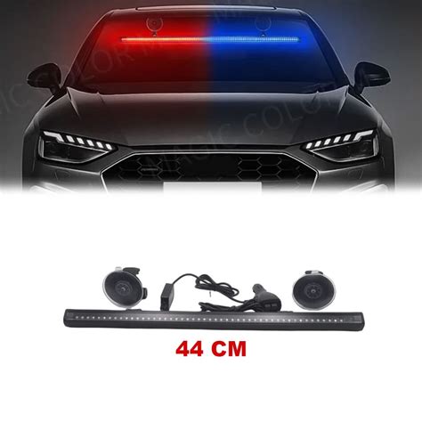 44cm Cam Önü Çakar Led Bar Esnek Çakar Lamba Fsmauto Oto Aksesuar