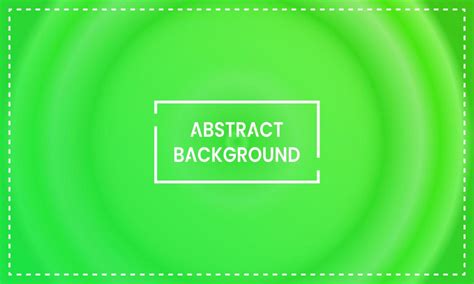 Light Green And Green Radial Gradient Abstract Background With Frame Simple Blur Shiny