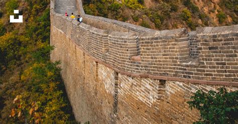 중국의 만리장성 사진 Unsplash의 무료 진산링 만리장성 이미지