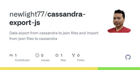 Github Newlight77cassandra Export Js Data Export From Cassandra To