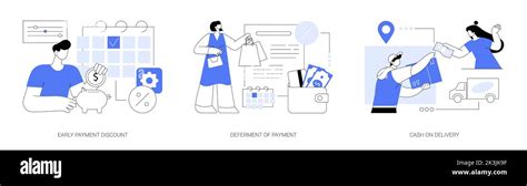 Payment Terms Abstract Concept Vector Illustrations Stock Vector Image