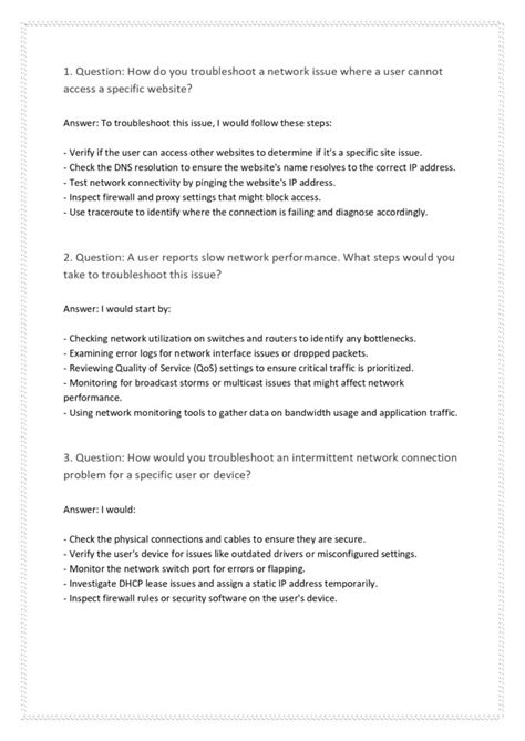 Troubleshooting Core Routing And Switching Issues Qanda Pdf