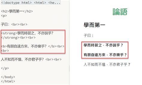 html文字標籤：10個排版和樣式的標記範例