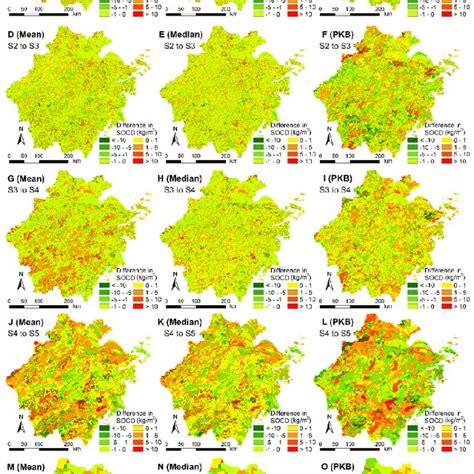 Spatial Variability Of The Estimated Socd Kgm 2 Values As The Soil