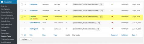 Newsletters Gdpr Consent Checkbox Field Tribulant Documentation