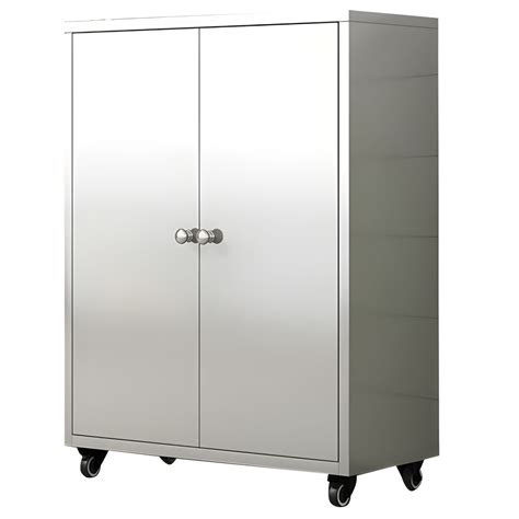 Metal 42 Inch Height Buffet Server Silver Frame Buffet Server For