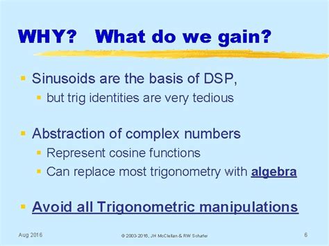 dspfirst 2e lecture 3 complex exponentials complex numbers