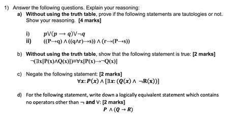 Solved 1 ﻿answer The Following Questions Explain Your