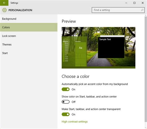 How To Enable Or Disable Transparency For Start Menu And Taskbar On Windows