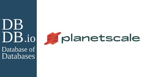 Planetscale Database Of Databases