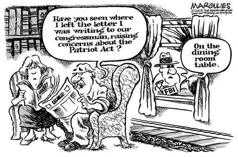 Patriot Act Civil Liberties Cartoons