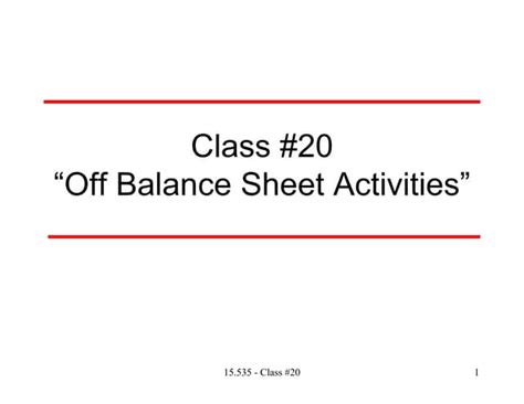 Class20 Ppt Class20 Ppt