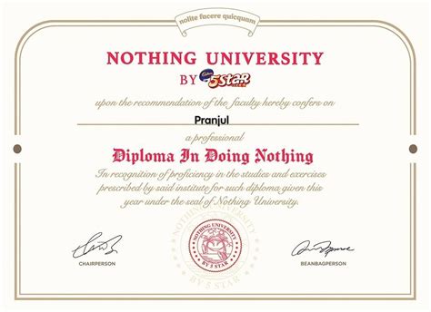 Pranjul Jain On Linkedin 5star Diploma Joke Nothinguniversity Certificate Ai
