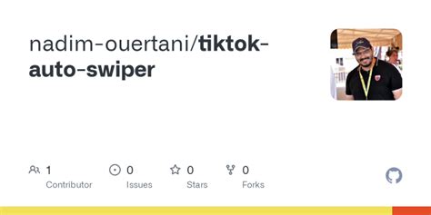 Github Nadim Ouertanitiktok Auto Swiper Nadim Ouertani