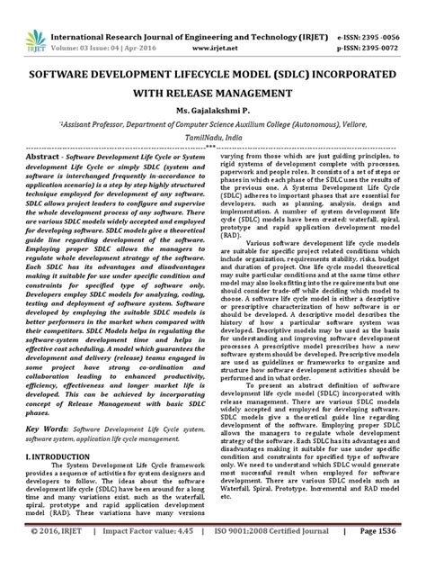 software development lifecycle model sdl pdf software development