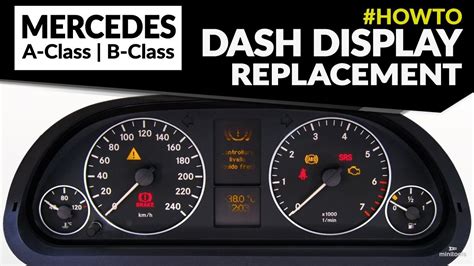 Mercedes A Class W169 And B Class W245 Instrument Cluster Display
