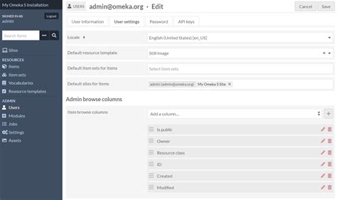 Users Omeka S User Manual
