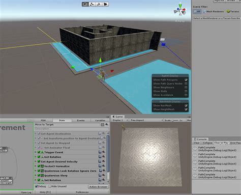 Navmesh Getting Pathcomplete When Destination Not Reachable Unity Engine Unity Discussions