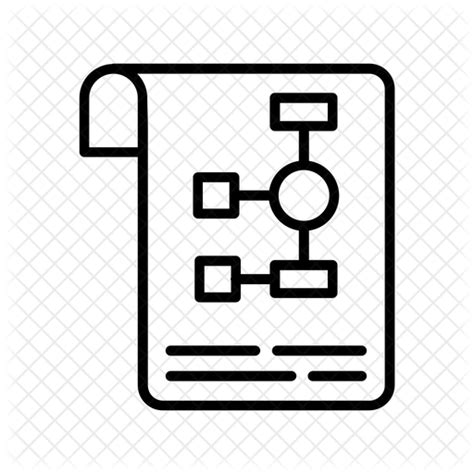 Flow Diagram Icon Download In Line Style