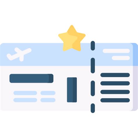 Boarding Pass Special Flat Icon Boarding Pass Special Flat Icon